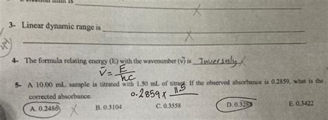 Solved 3 Linear Dynamic Range Is 4 The Formula Relating