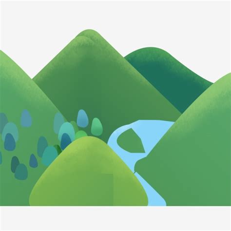산 일러스트 강 강 클립 아트 산 강 Png 일러스트 및 Psd 이미지 무료 다운로드 Pngtree