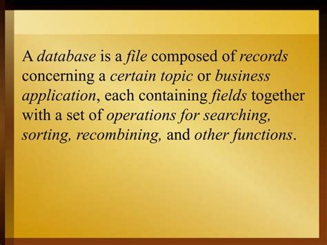 chapter 01 introduction to microsoft access ppt