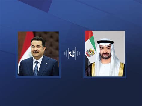 رئيس الدولة يتلقى اتصالاً هاتفياً من رئيس وزراء العراق تبادلا خلاله