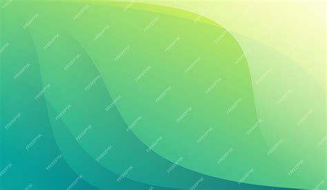 녹색 그라데이션 배경 그라데이션 3d 디자인 무료 벡터