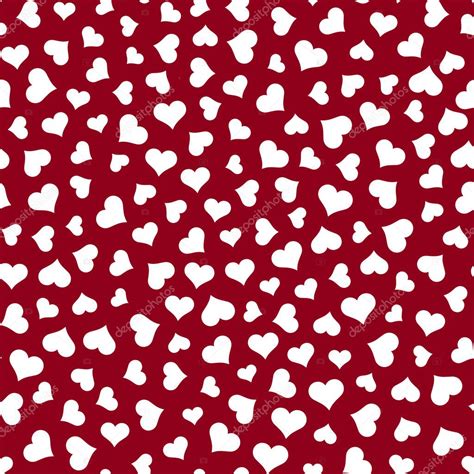 Patr N Sin Costuras De Corazones Blancos Lanzados En Varios Tama Os