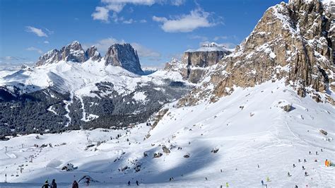 Pistenplan Fassatal Val Di Fassa