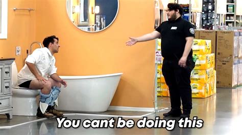 Taking A Dump In Display Toilets Youtube