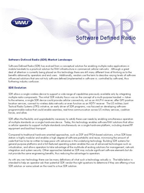 software defined radio pdf software defined radio cellular network
