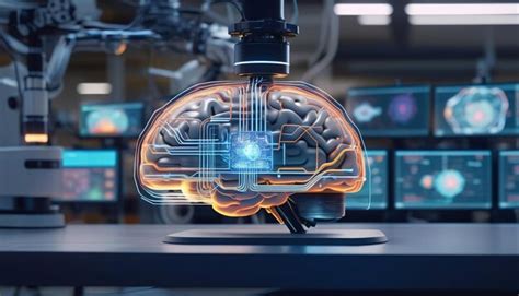 Premium Photo Neural Brain In Advanced Research Lab