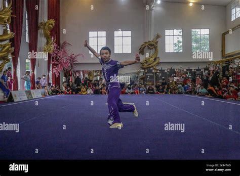 Wushu Athletes From Various Regions In West Java Participated In The