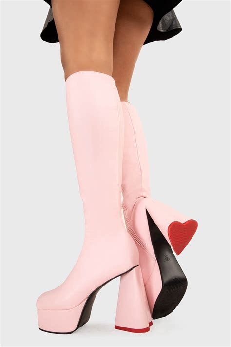 Sweet Talker Platform Knee High Boots Lamoda Us