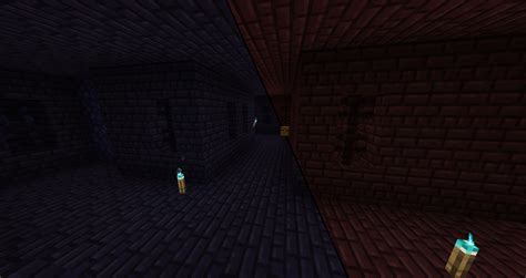 A Deep Blue Nether Minecraft Texture Pack