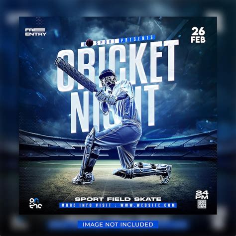 Cricket Social Media Post Images Free Download On Freepik
