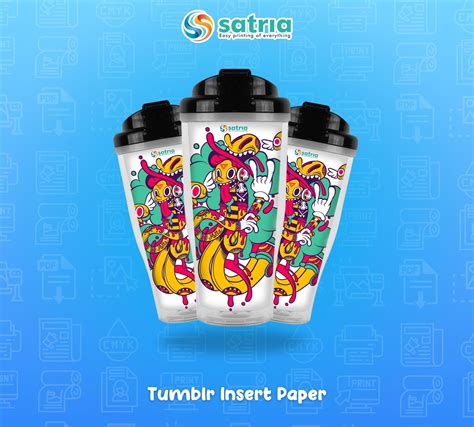 Tumbler Insert Paper