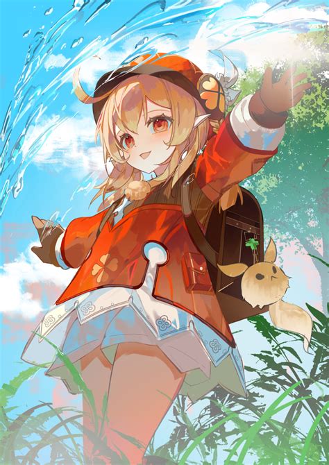 Safebooru 1girl D Absurdres Ahoge Backpack Bag Bag Charm Bangs