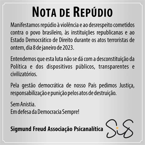 Nota de Repúdio SIG