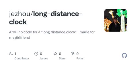 GitHub Jezhou Long Distance Clock Arduino Code For A Long Distance Clock I Made For My