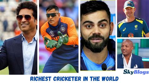 Top 10 Richest Cricketer In The World In 2021