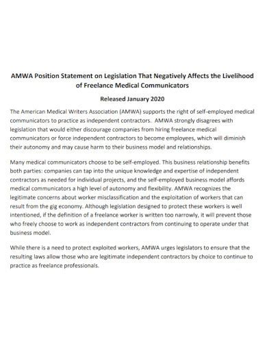 8 Freelance Statement Examples To Download