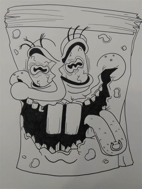 Twisted Spongebob By Nukeburger On Deviantart