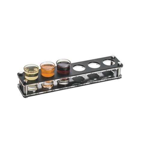 Holes Acrylic Shooter Rack Clear Acrylic Shot Glass Holder Rack Bar