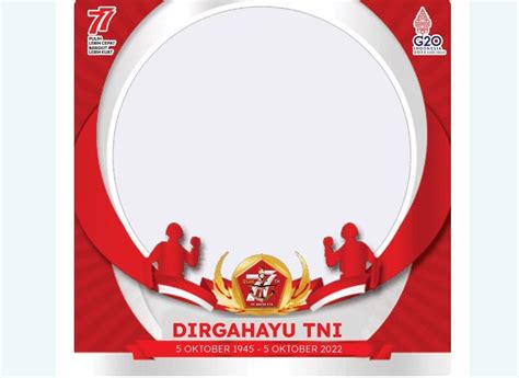 Link Twibbon Hut Tni Ke 77 Diperingati 5 Oktober 2022 Gratis Di Lengkap Cara Pakainya Untuk