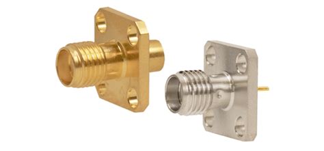 Cinch Launches Johnson Sma Jack Assemblies With 4 Hole Flange Mount