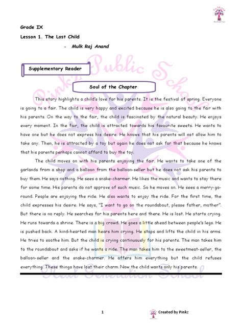 Lesson 1 Supplementary Reader Pdf