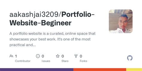 GitHub Aakashjai3209 Portfolio Website Begineer A Portfolio Website