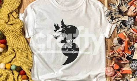 Semicolon With Birds Semicolon Svg Crafty