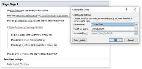 List How To Use Lookup Field As A Condition Check To Perform An Action In Sharepoint Designer