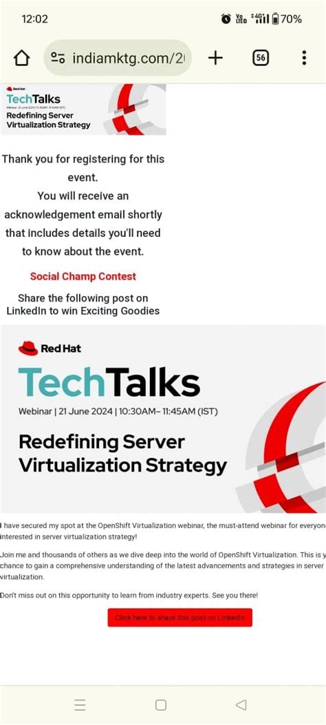 Manoj Choudhary On Linkedin Dear Manoj I Am Attending A Red Hat