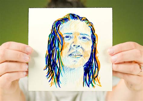 Cross Hatching Portrait With Arteza Twimarkers Cupixel