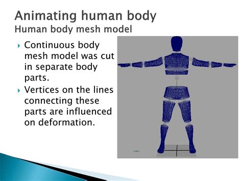 Ppt Animating Human Model In Opengl Using Data From Motion Capture