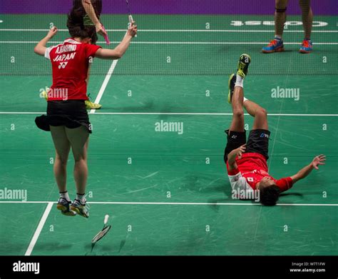 Arisa Higashino Left And Yuta Watanabe Of Japan Celebrate After