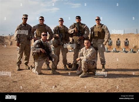 U S Marines Assigned To The Armory Section Regimental Combat Team 7