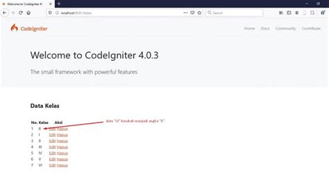 Codeigniter Part Update Data Ke Database Dengan Codeigniter