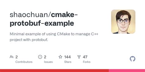 GitHub Shaochuan Cmake Protobuf Example Minimal Example Of Using CMake To Manage C Project