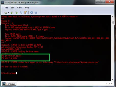 Sql Injection Dengan Bantuan Sqlmap