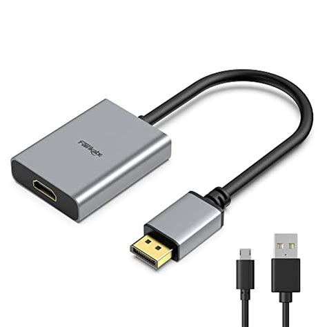 Fairikabe Hdmi To Displayport Adapter 4k 120hz Hdmi Female To Dp Male