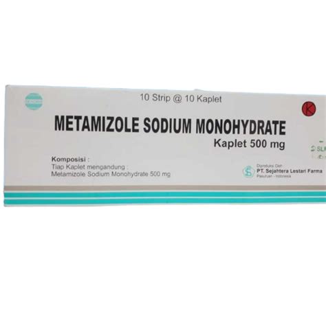 Metamizole 500 Mg 10 Tablet Seles Alodokter Shop
