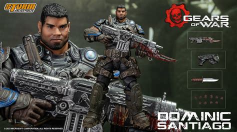 Gears Of War Action Figure Dominic Santiago