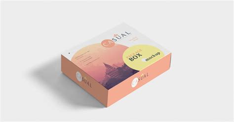 水果生鲜包装盒外观设计效果图预览样机 Box Packaging Mockups 大洋岛素材
