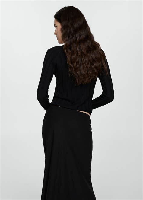 Button Knit Cardigan Women Mango Usa