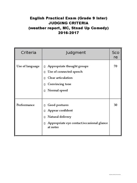 Reading Criteria Pdf Interpersonal Communication Linguistics