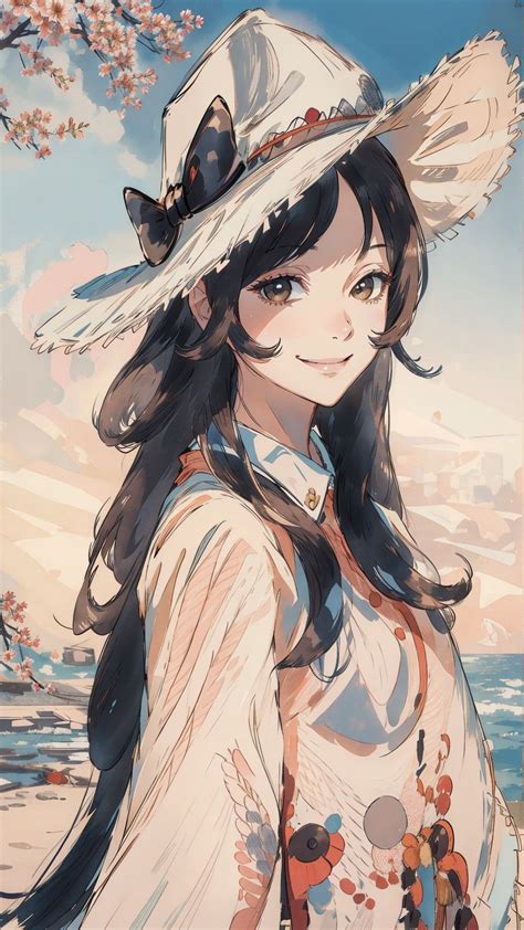 Девушка в шляпе