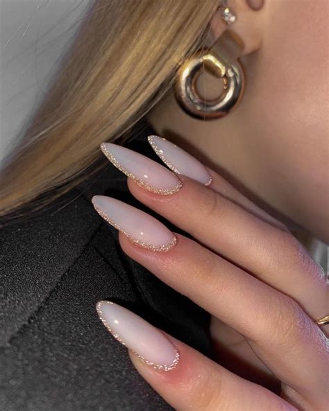 Classy Acrylic Nails Almond Acrylic Nails Classy Nails Simple Nails