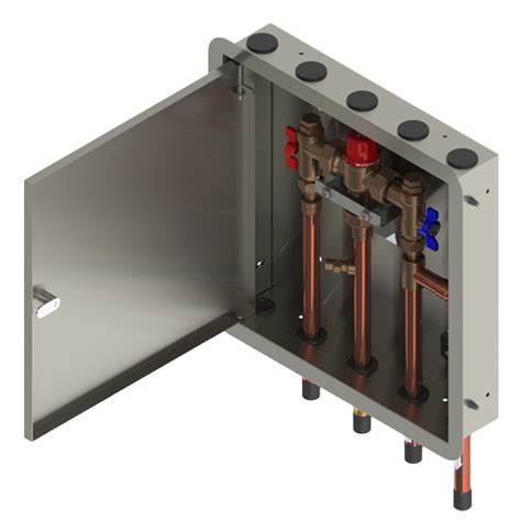 Clinimix® 1500 Lead Safe™ Thermostatic Mixing Valve With Cold Bypass In Cabinet