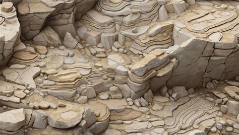 Premium Ai Image Limestone Chronicles Fossils And Layers Revealed