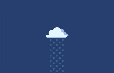 Simple Aesthetic Binary Cloud Wallpaper Wallpapersok