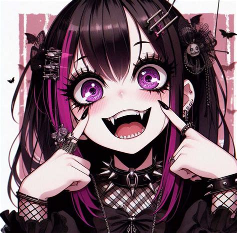 Download Cute Gothic Vampire Pfp Wallpaper