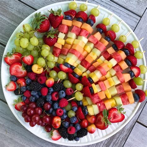 How To Make Rainbow Fruit Kebabs Recipe