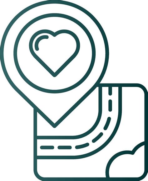 Favourite Line Gradient Green Icon 39417474 Vector Art At Vecteezy